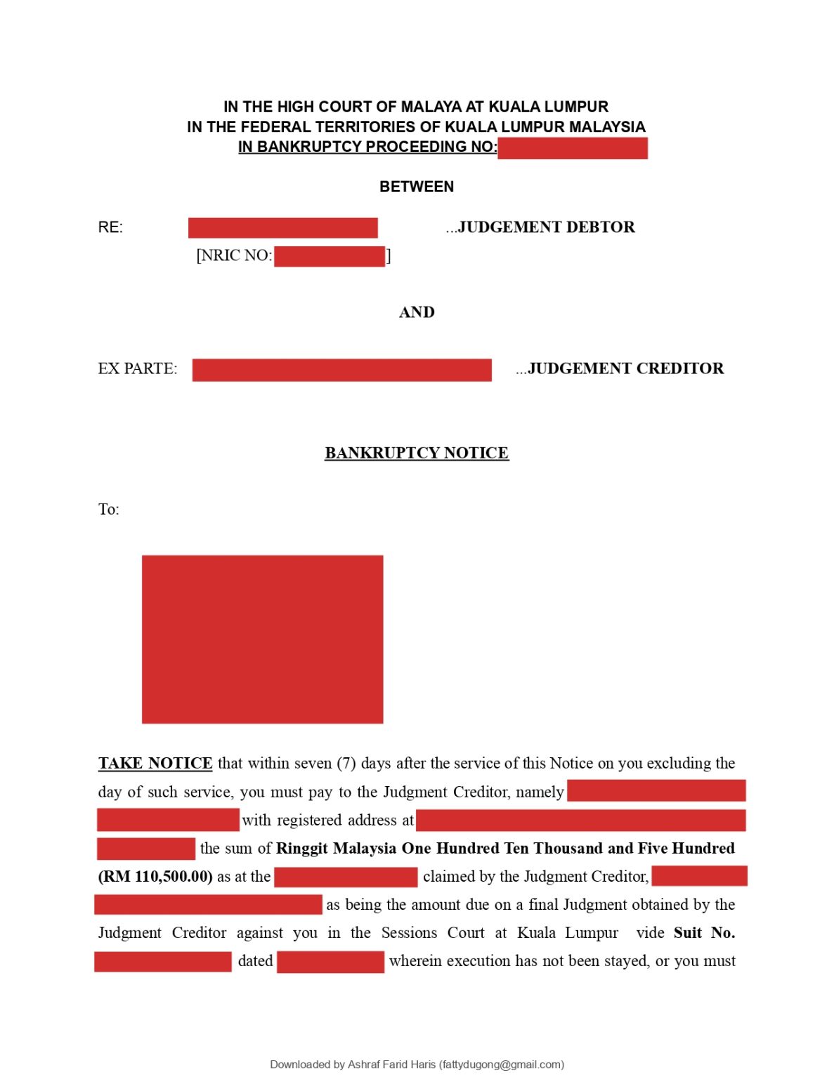 A Creditor’s Guide To Bankruptcy Proceedings In Malaysia | RecoverDebt.my